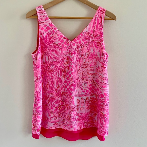 Lilly Pulitzer Tops Lilly Pulitzer Florin Reversible Tank Poshmark